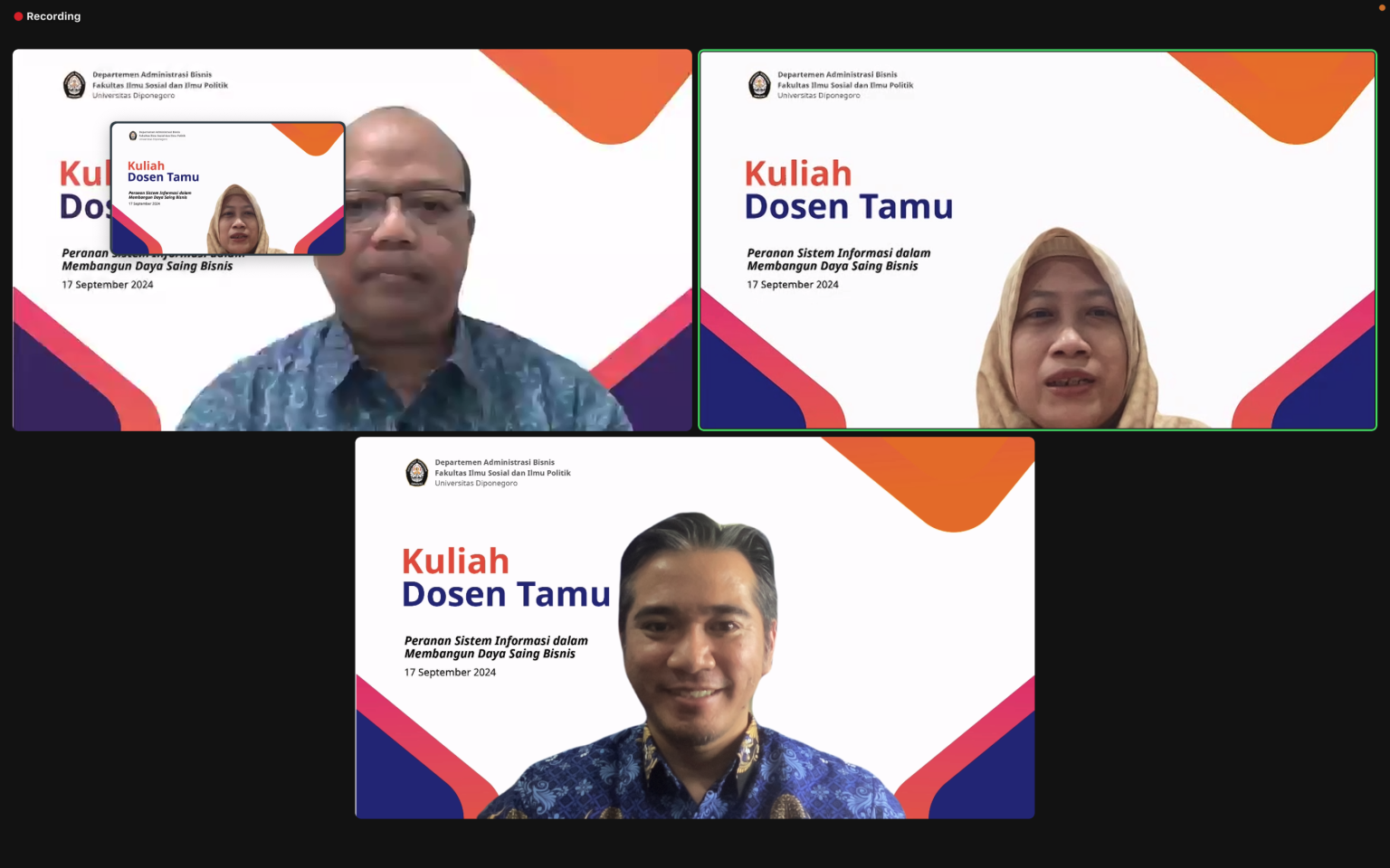 Dosen Informatika UNSOED Dr. Lasmedi Afuan Menjadi Narasumber Kuliah ...